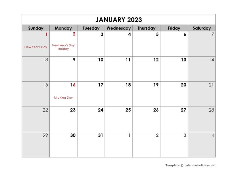 Blank Calendar Template 2023 Google Docs 2022 Freeblankcalendarcom Free Printable Calendar 